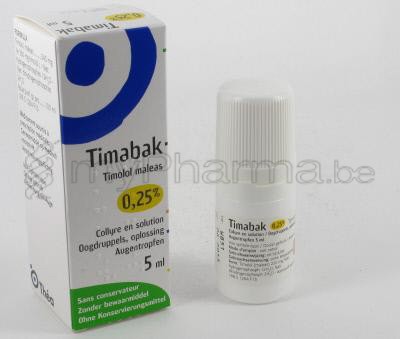 Pharmacie Parent SPRL : Home > Substances actives - T - Timolol ...