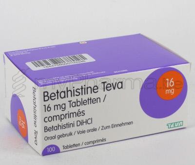 Pharmacie Parent SPRL : Substances actives - B - Bétahistine ...