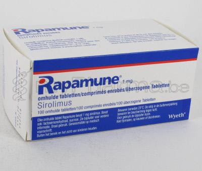 Pharmacie Parent SPRL : Substances actives - S - Sirolimus - RAPAMUNE 1 ...