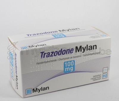 Pharmacie Parent SPRL : TRAZODONE MYLAN 100 MG 60 COMP