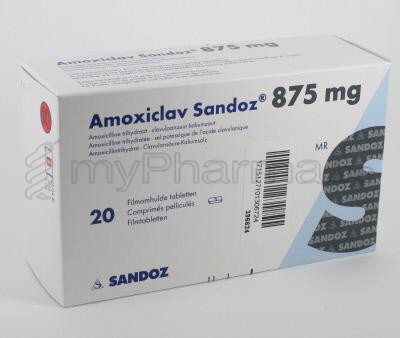 Pharmacie Parent SPRL : Substances actives - A - Amoxicilline (+ Acide clavulanique) - AMOXICLAV ...