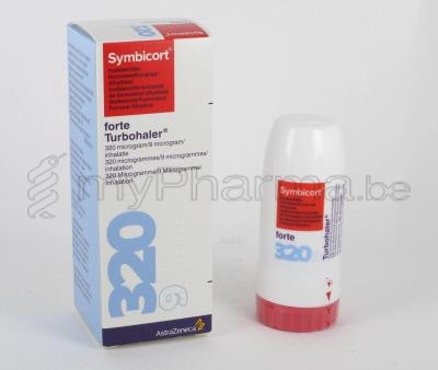 Pharmacie Parent SPRL : SYMBICORT FORTE TURBOHALER 320/9MCG 60 DOSES