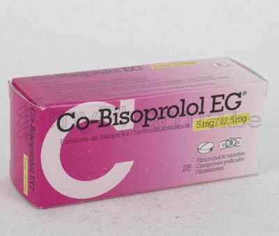 Pharmacie Parent SPRL : CO-BISOPROLOL EG 5MG/12,5MG 28 COMP