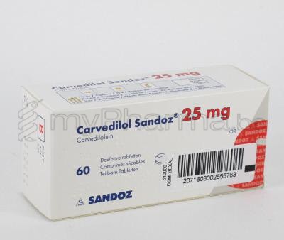Pharmacie Parent SPRL : Substances actives - C - Carvédilol ...