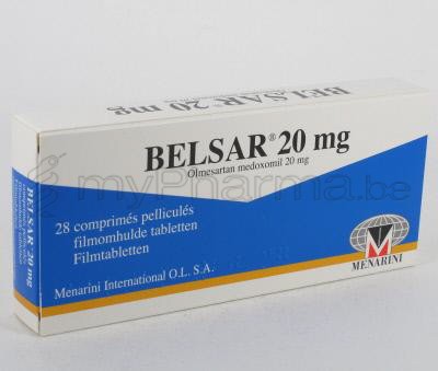 Pharmacie Parent SPRL : Substances actives - O - Olmésartan - BELSAR 20 ...