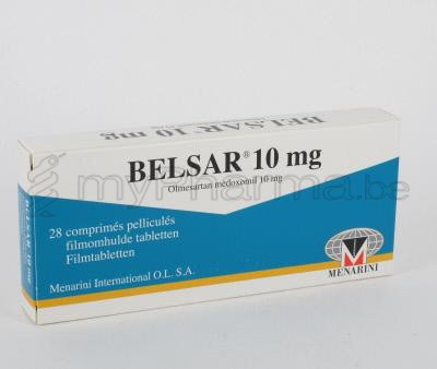 Pharmacie Parent SPRL : Substances actives - O - Olmésartan - BELSAR 10 ...