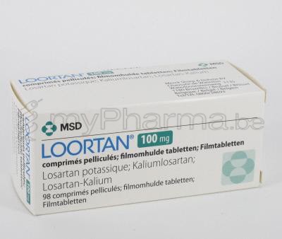 Pharmacie Parent SPRL : Substances actives - L - Losartan - LOORTAN 100 ...