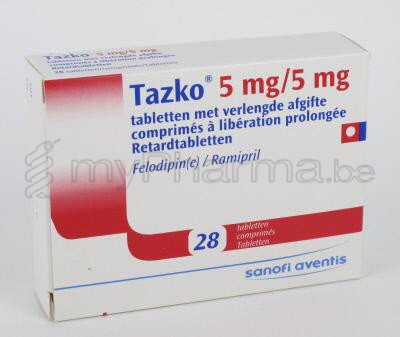 Pharmacie Parent SPRL : TAZKO 5MG/5MG 28 COMP