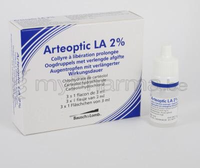 Pharmacie Parent SPRL : Substances actives - C - Cartéolol