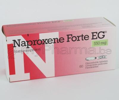 Pharmacie Parent SPRL : NAPROXENE FORTE EG 550 MG 60 COMP