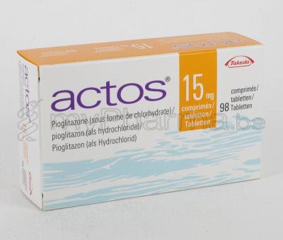 Pharmacie Parent SPRL : Home > Substances actives - P - Pioglitazone