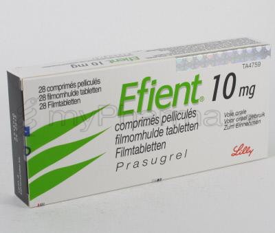 Pharmacie Parent SPRL : Substances actives - P - Prasugrel - EFIENT 10 ...