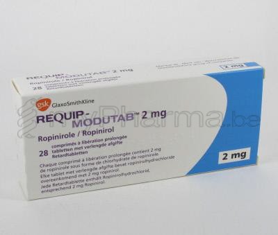 Pharmacie Parent SPRL : Substances actives - R - Ropinirole - REQUIP ...