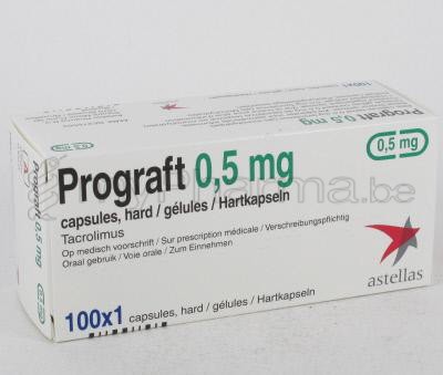 Pharmacie Parent SPRL : Substances actives - T - Tacrolimus - PROGRAFT ...