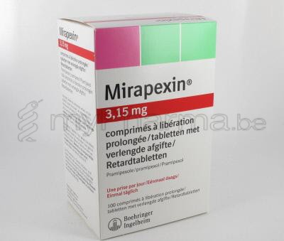 Pharmacie Parent SPRL : Home > Substances actives - P - Pramipexole ...