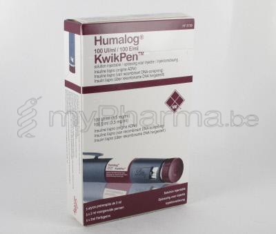 Pharmacie Parent SPRL : Substances actives - I - Insuline lispro ...