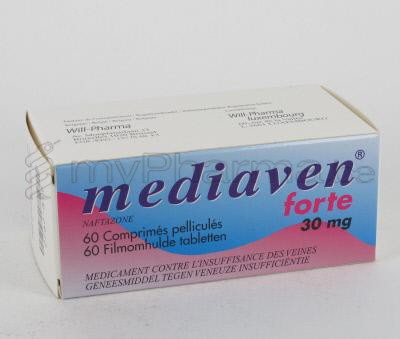 Pharmacie Parent SPRL : MEDIAVEN FORTE 30 MG 60 COMP