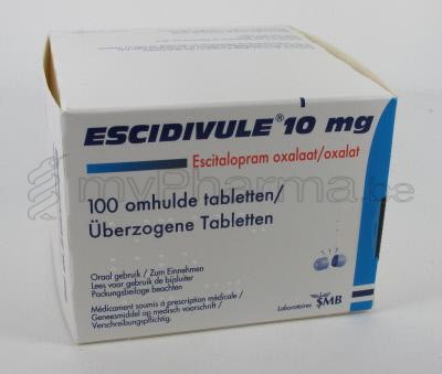 Pharmacie Parent SPRL : Home > Substances actives - E - Escitalopram ...