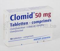 Pharmacie Parent SPRL : CLOMID 50 MG 10 COMP
