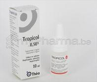Pharmacie Parent SPRL : TROPICOL 0,5% 10 ML COLLYRE