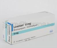 Pharmacie Parent SPRL : Substances actives - B - Bromazépam - LEXOTAN 6 ...