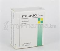 Pharmacie Parent SPRL : Substances actives - T - Thiamazol - STRUMAZOL ...