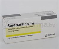 Pharmacie Parent SPRL : Substances actives - L - Lorazépam - SERENASE 1 ...