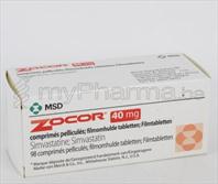 Pharmacie Parent SPRL : Substances actives - S - Simvastatine - ZOCOR ...