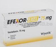 Pharmacie Parent SPRL : Substances actives - V - Venlafaxine - EFEXOR ...