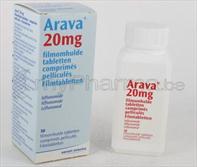 Pharmacie Parent SPRL : Substances actives - L - Léflunomide - ARAVA 20 ...