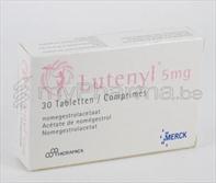 Pharmacie Parent SPRL : Substances actives - N - Nomégestrol - LUTENYL ...