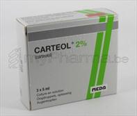 Pharmacie Parent SPRL : CARTEOL 2% 3 X 5 ML COLLYRE