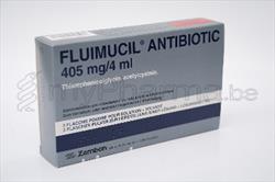 Pharmacie Parent SPRL : FLUIMUCIL ANTIBIOTIC 400 MG 3 AMP